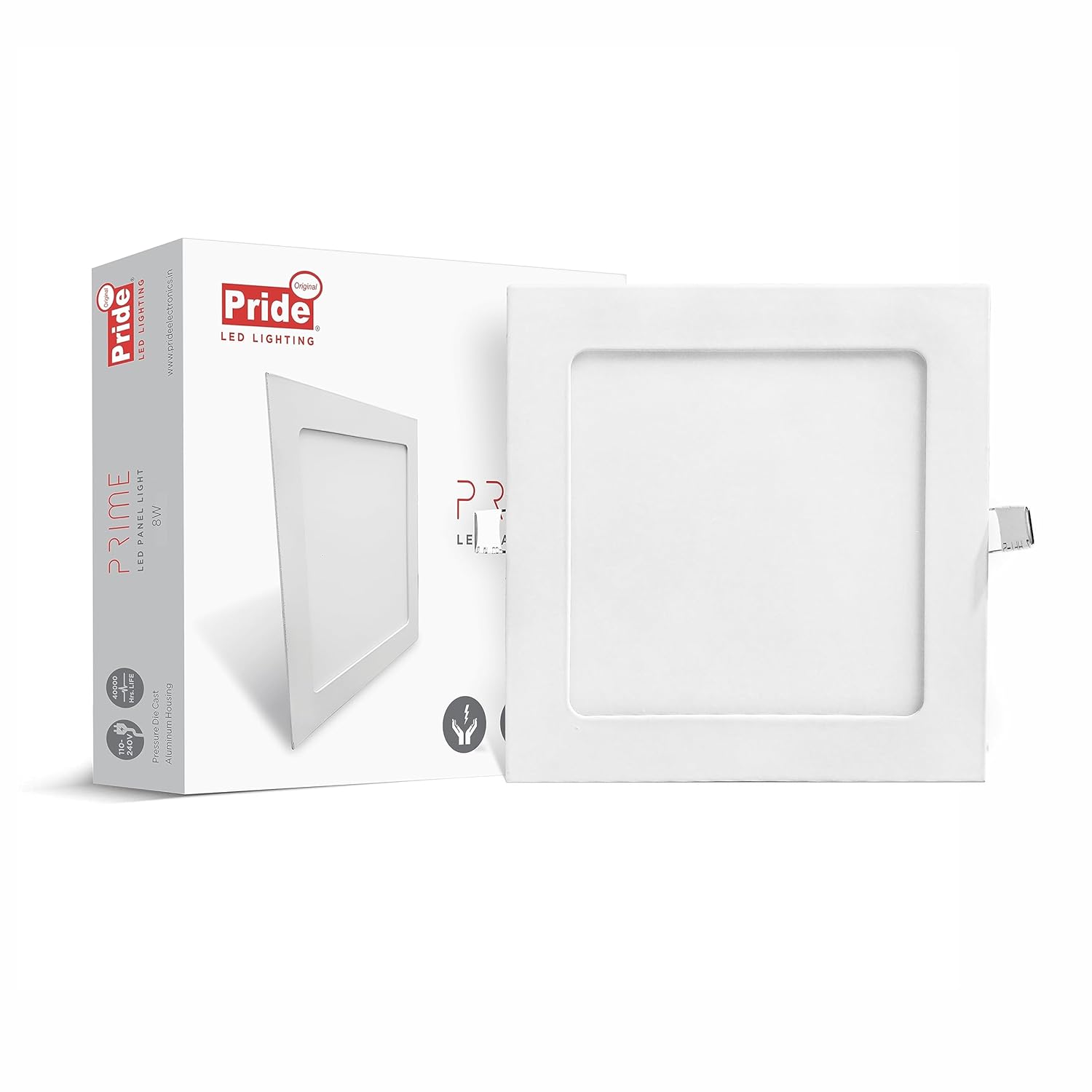 Buy PRIDE LIGHTING | Prime LED Panel | 8 Watt | Square | Recessed ...