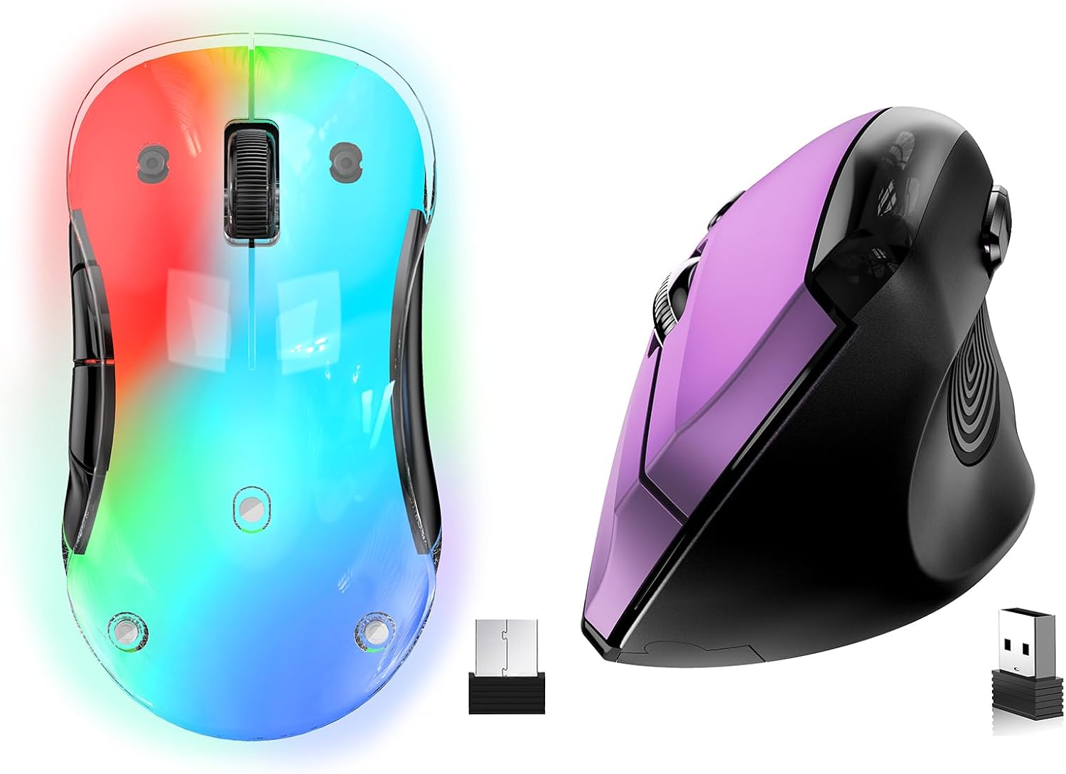 Amazon.com: memzuoix 2.4G Wireless Mouse, Cordless Computer Mice ...