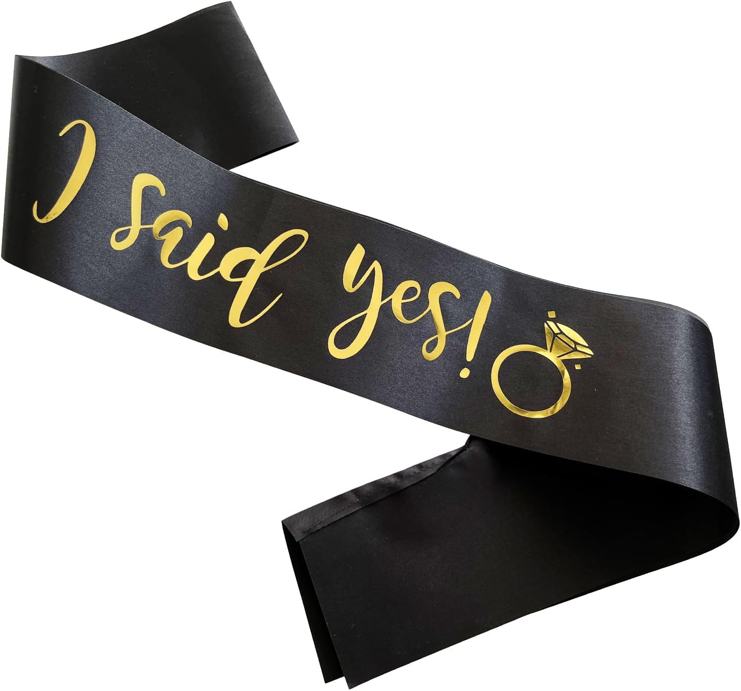 Amazon.com: I Said Yes Sash for Women, Engagement Proposal Bachelorette ...