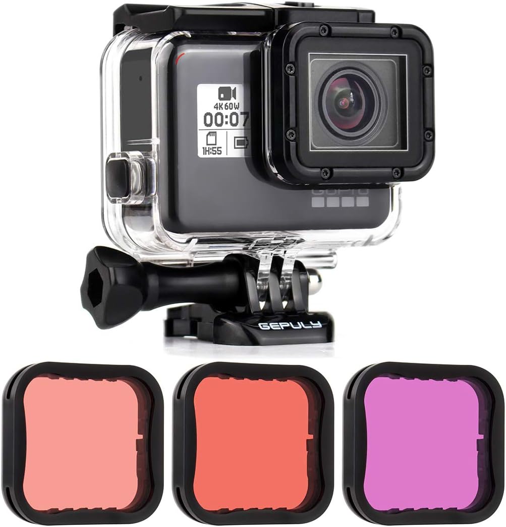 Amazon.com : for GoPro Hero 7 Black Waterproof Housing Case - 45m ...