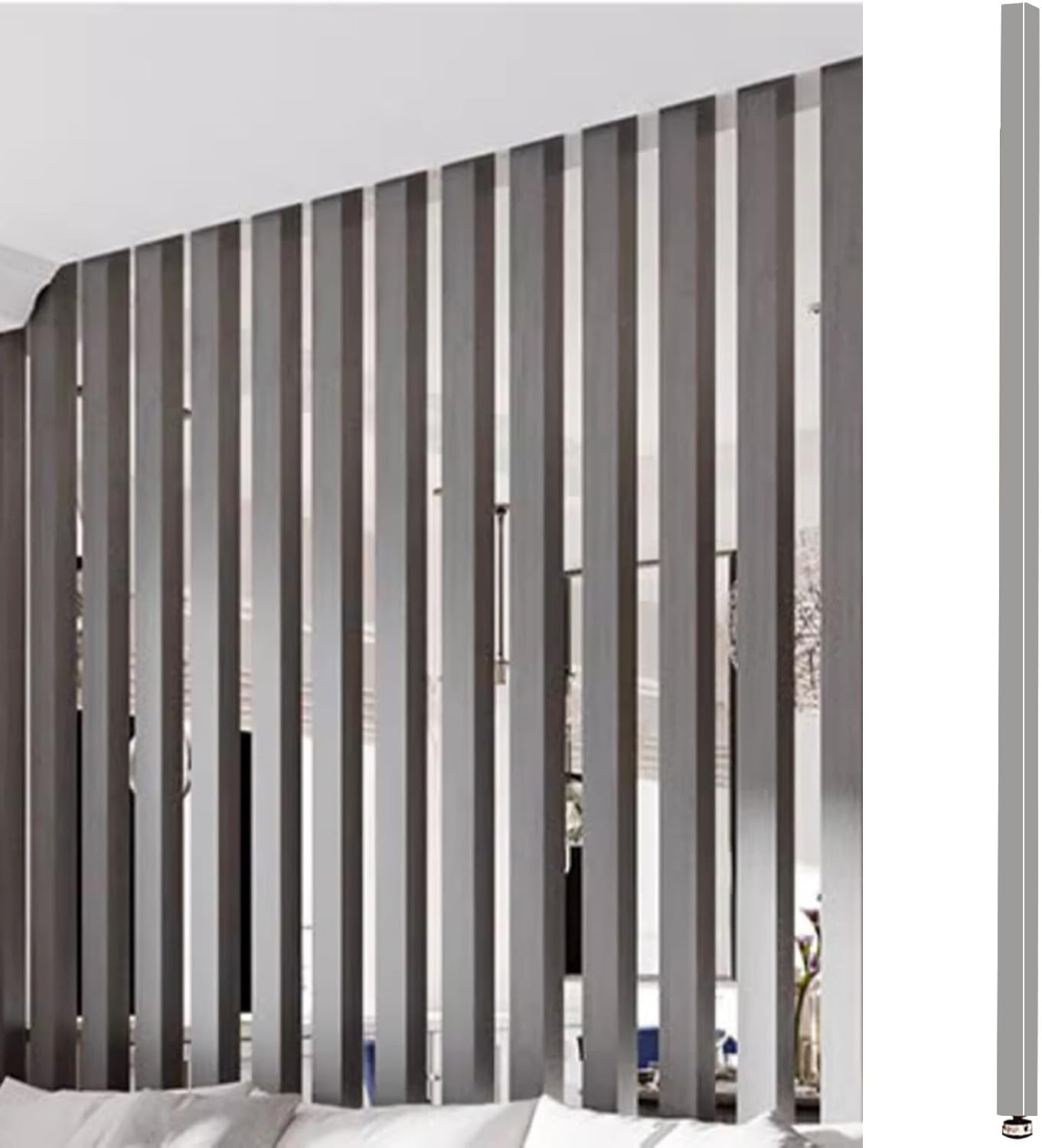 Wood Wall Post Room Separator, Customized Wall Partition Room Divider ...