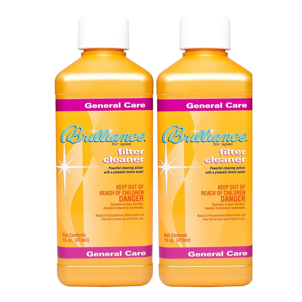 Amazon.com : Brilliance for Spas Filter Cleaner - 1 pt - 2 Pack : Patio ...