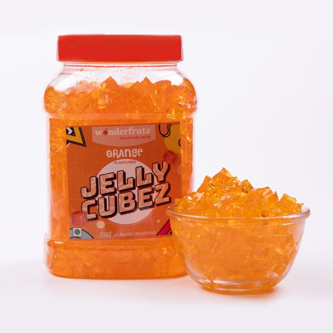 Wonderfrutz Fruit Flavoured Jelly Cubes| Ideal for Kids | Perfect ...