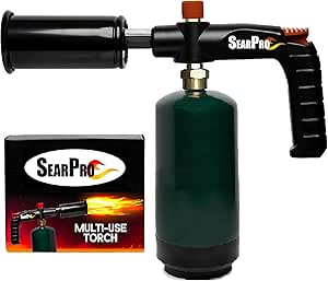 Amazon.com: POWERFUL SearPro Cooking Torch Charcoal Torch Lighter ...