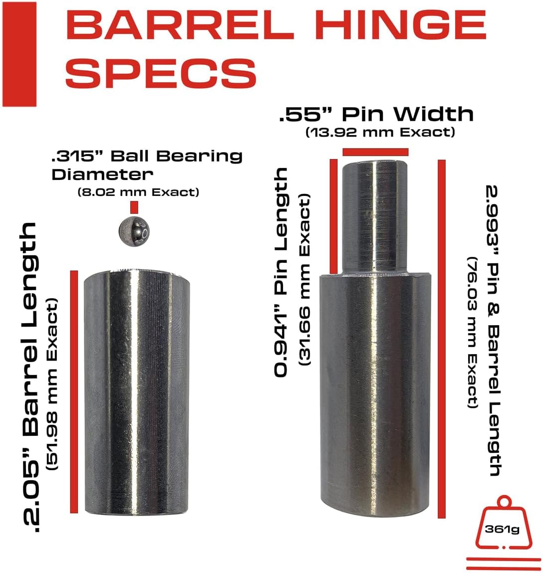 4” Inch Weldable Barrel Hinges – Heavy Duty Gate Barbados | Ubuy