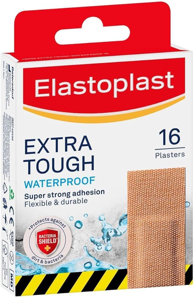 Elastoplast Extra Tough Waterproof Plasters 16 Pack : Amazon.com.au ...