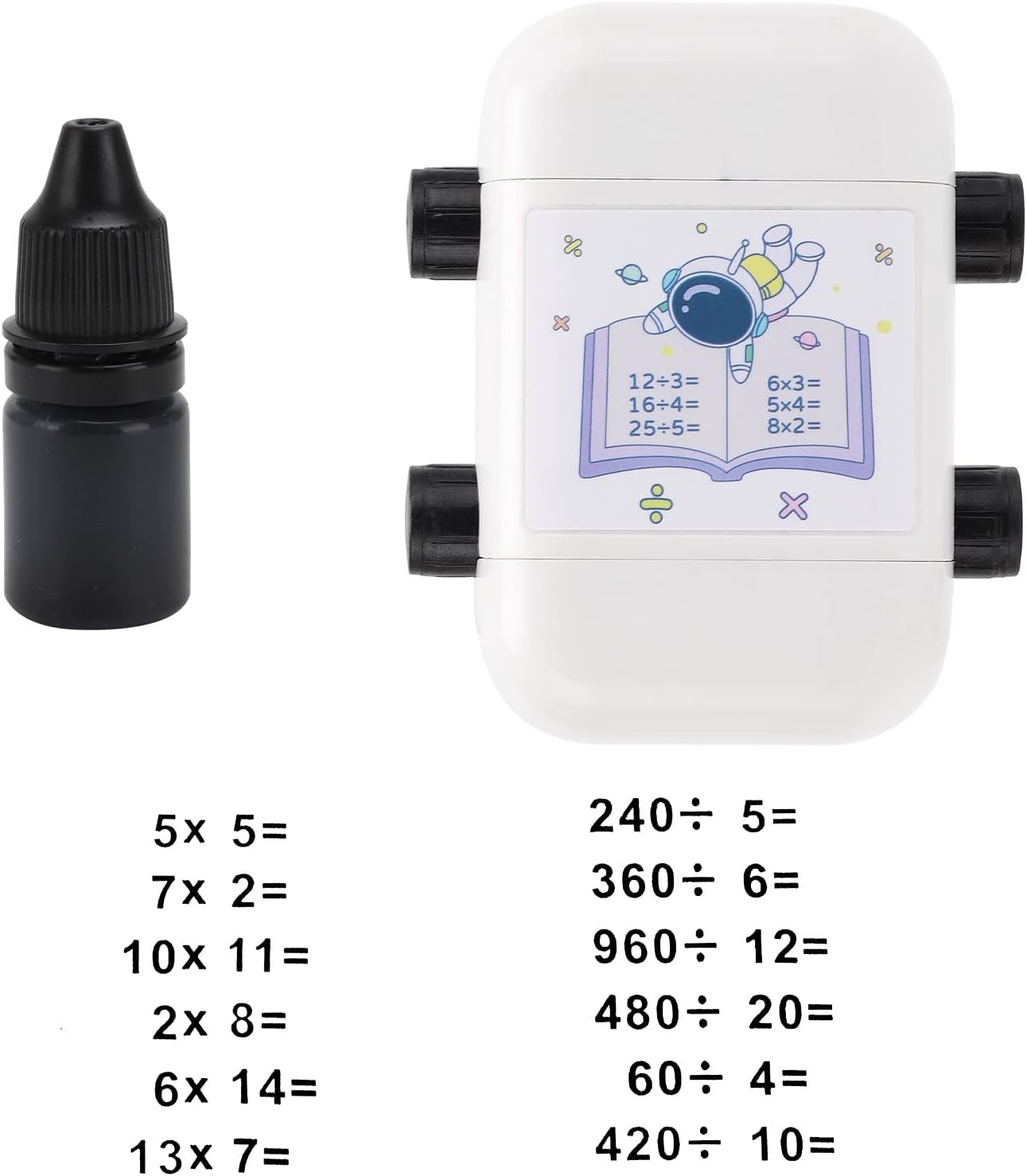 Amazon.com : Smart Math Roller Stamp, 2 in 1 Dual Head Digital Teaching ...