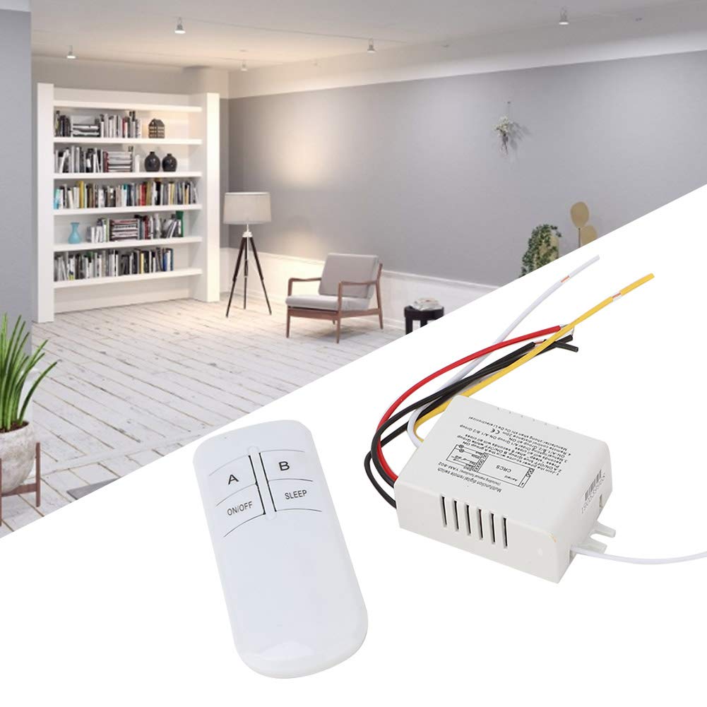Remote Control Lamp Switch 2 Ways ON/OFF 220V Lamp Wireless Wall