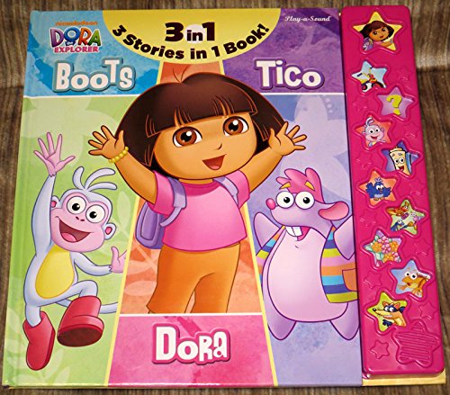 Nickelodeon Dora the Explorer - 3 in 1: 3 Stories in 1 Book [Boots ...