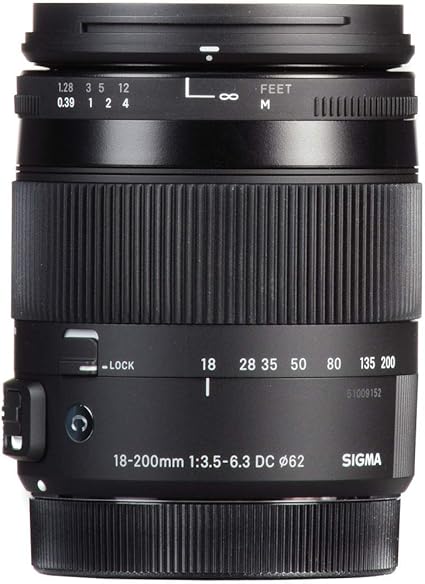 Amazon.com : Sigma 18-200mm F3.5-6.3 Contemporary DC Macro OS HSM Lens ...