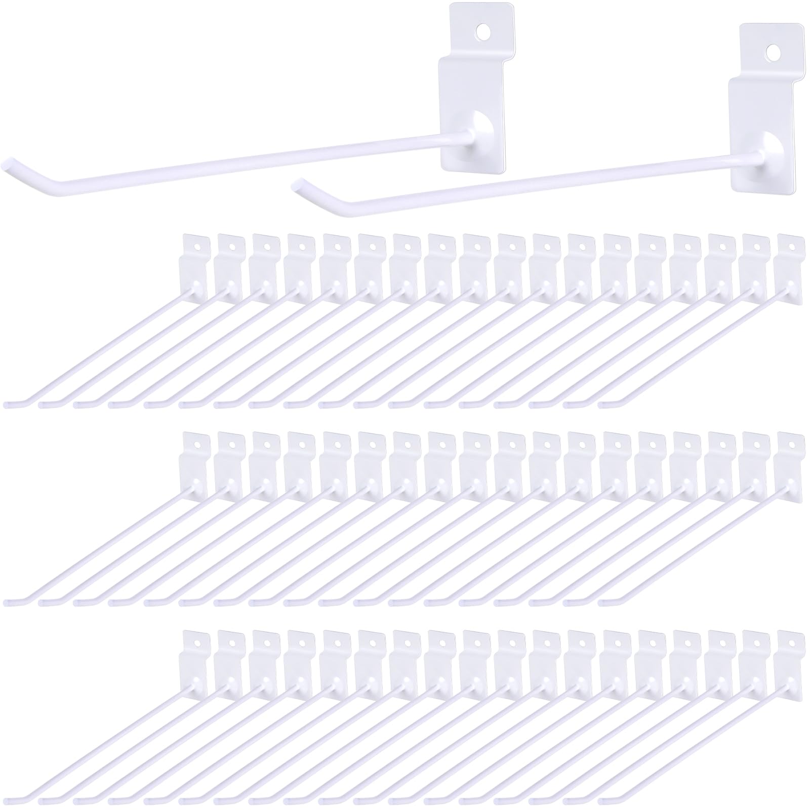 Snapklik.com : Moxweyeni 100 Pack Slatwall Hooks Slatwall Accessories ...