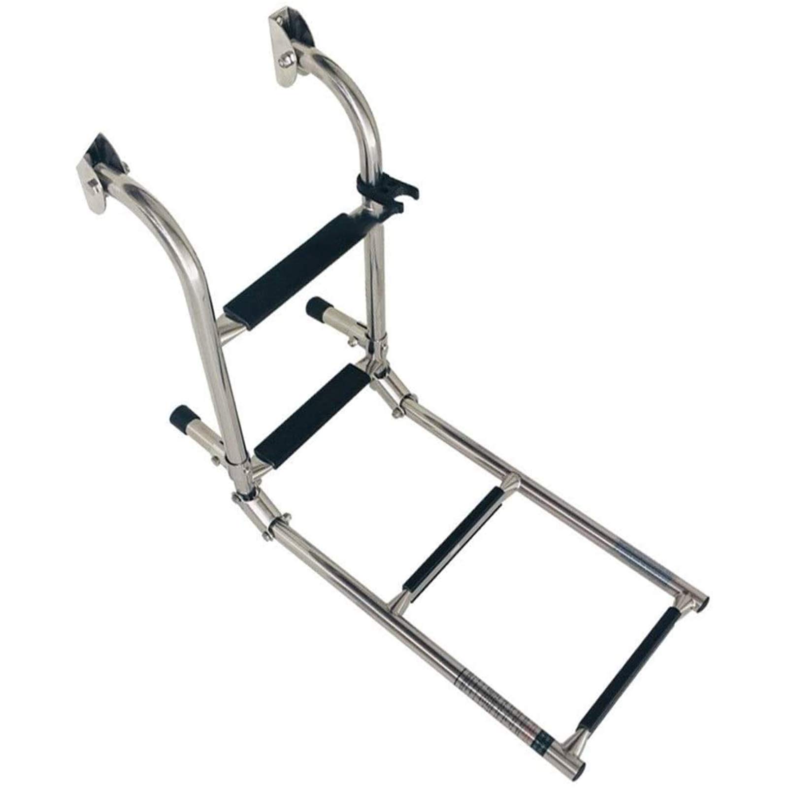 Buy Step stool Yacht Boat Ship Telescoping Ladder,Stainless Steel 4 ...