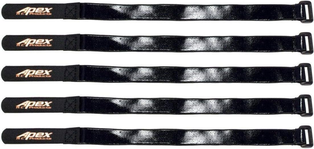 Amazon.com: Apex RC Products 5 Pack 16mm x 300mm HD Rubberized Battery ...