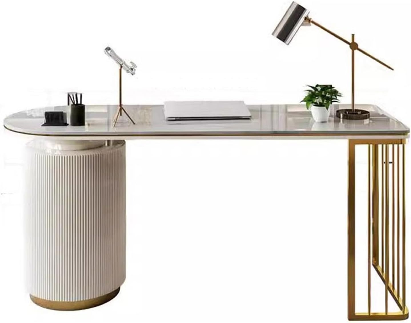 Home Light Luxury Computer Desk Office Desk Modern Minimalist Writing ...