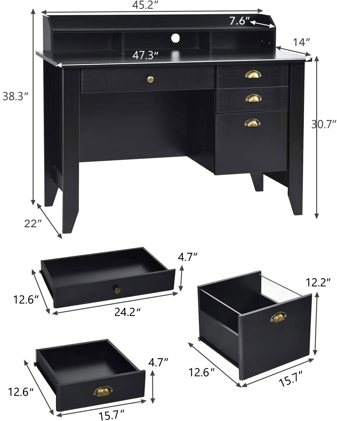 Saunders Furniture Small Desk A Louis XIV Gilt Bronze Mounted
