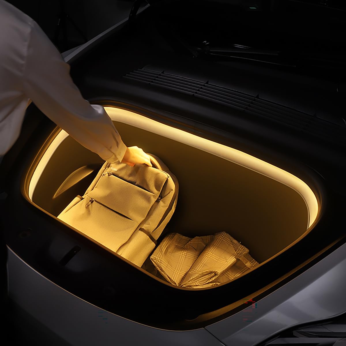 Snapklik.com : QXZcar For 2021-2023 Tesla Model Y & Model 3 Frunk LED ...