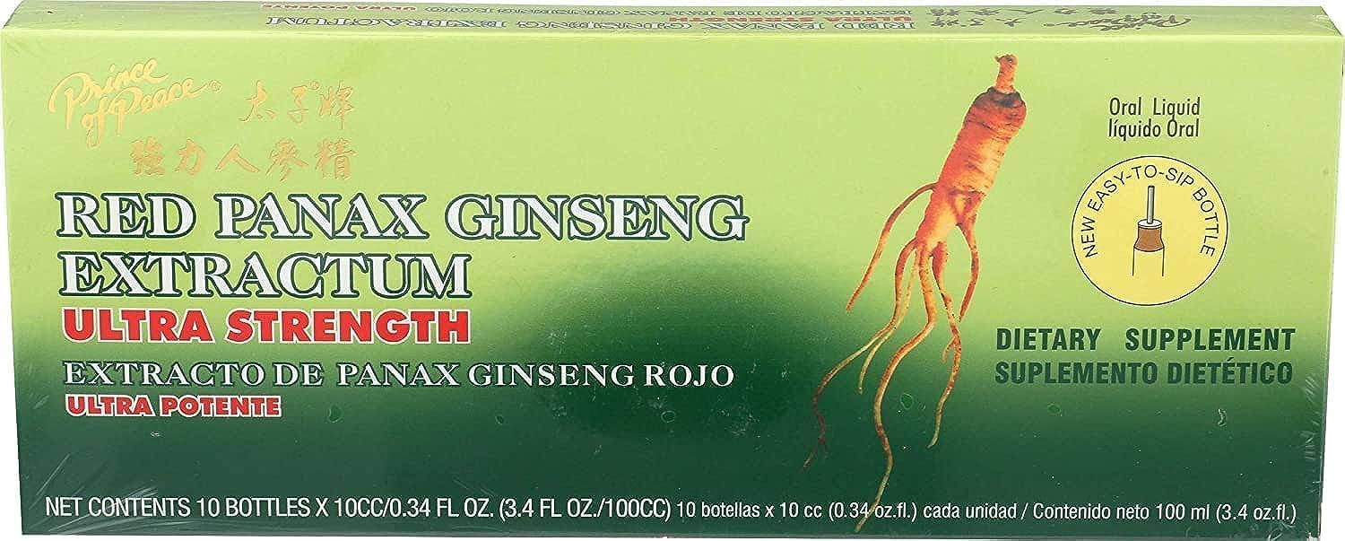 Amazon.com: Prince of Peace Red Panax Ginseng Extractum Ultra Strength ...