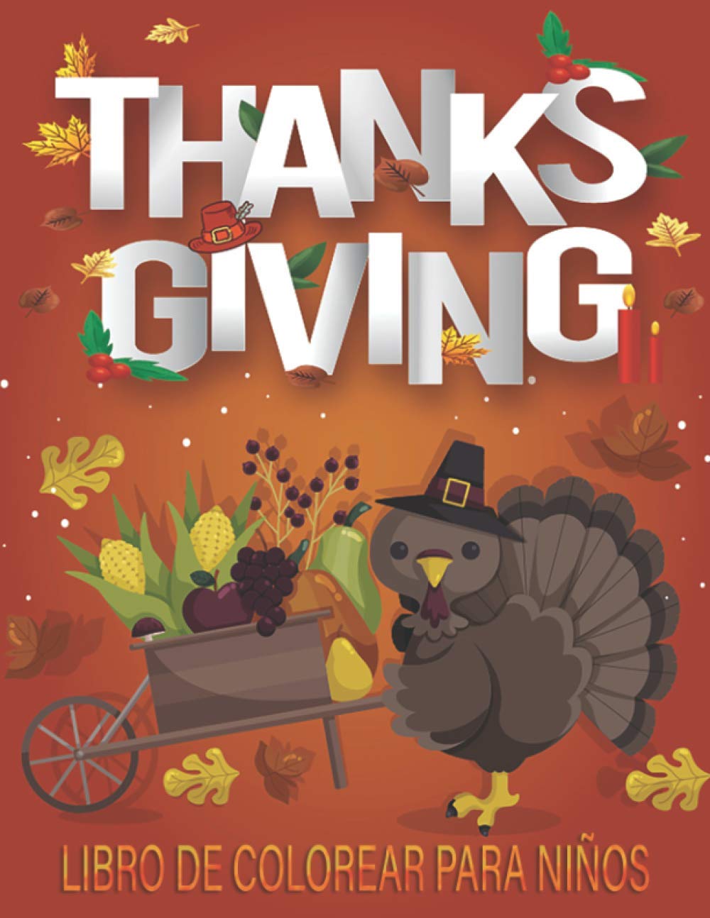 Thanksgiving Libro De Colorear Para Ninos Feliz Dia De Accion ...