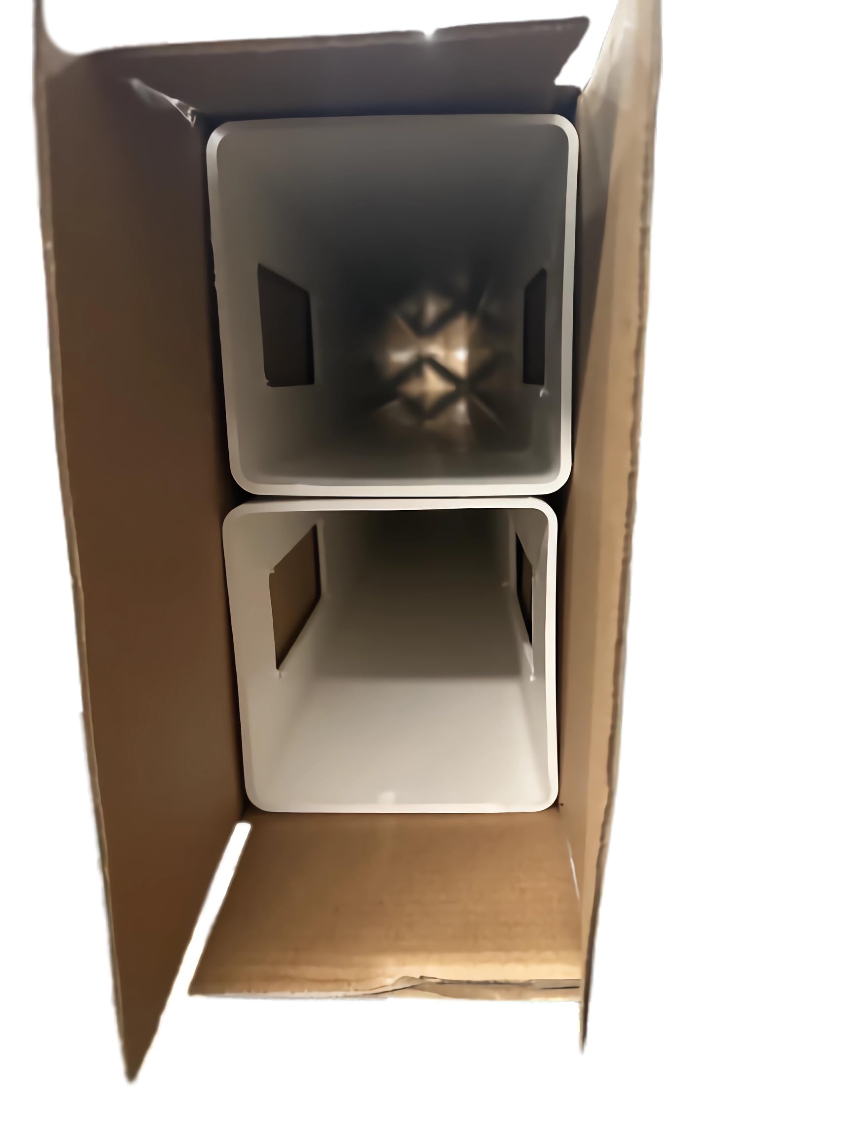 Snapklik.com : Vinyl Pre-Routed Line Posts, Fence Caps Included ...