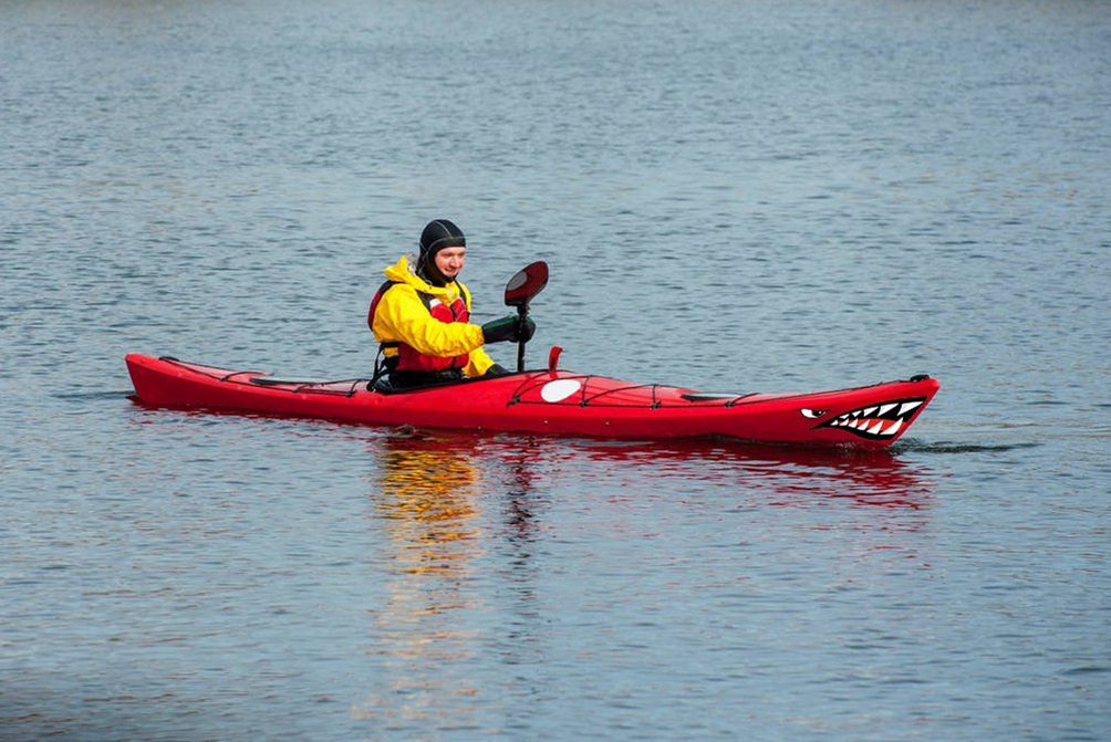 Snapklik.com : 2 Pieces Shark Teeth Mouth Decals Sticker For Canoe ...