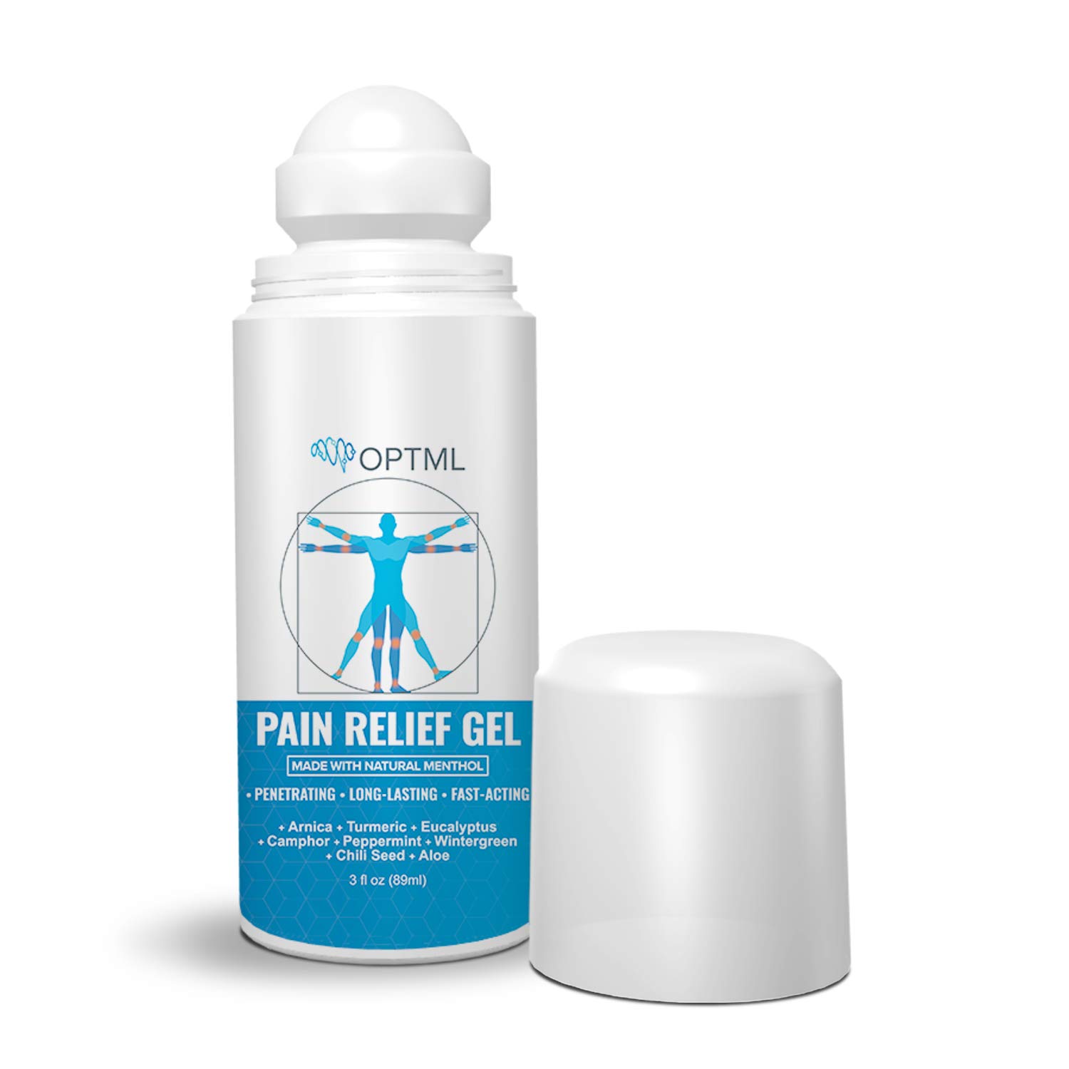 Buy OPTML Pain Gel | Fast-Acting & Quick-Absorbing Topical Reliever for ...