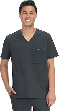 Amazon.co.jp: KOI Basics Men's Easy Care & Super Comfy Brian Scrub Top ...