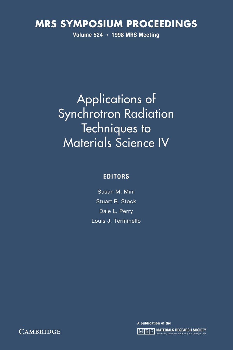 Amazon.com: Applications of Synchrotron Radiation Techniques to ...