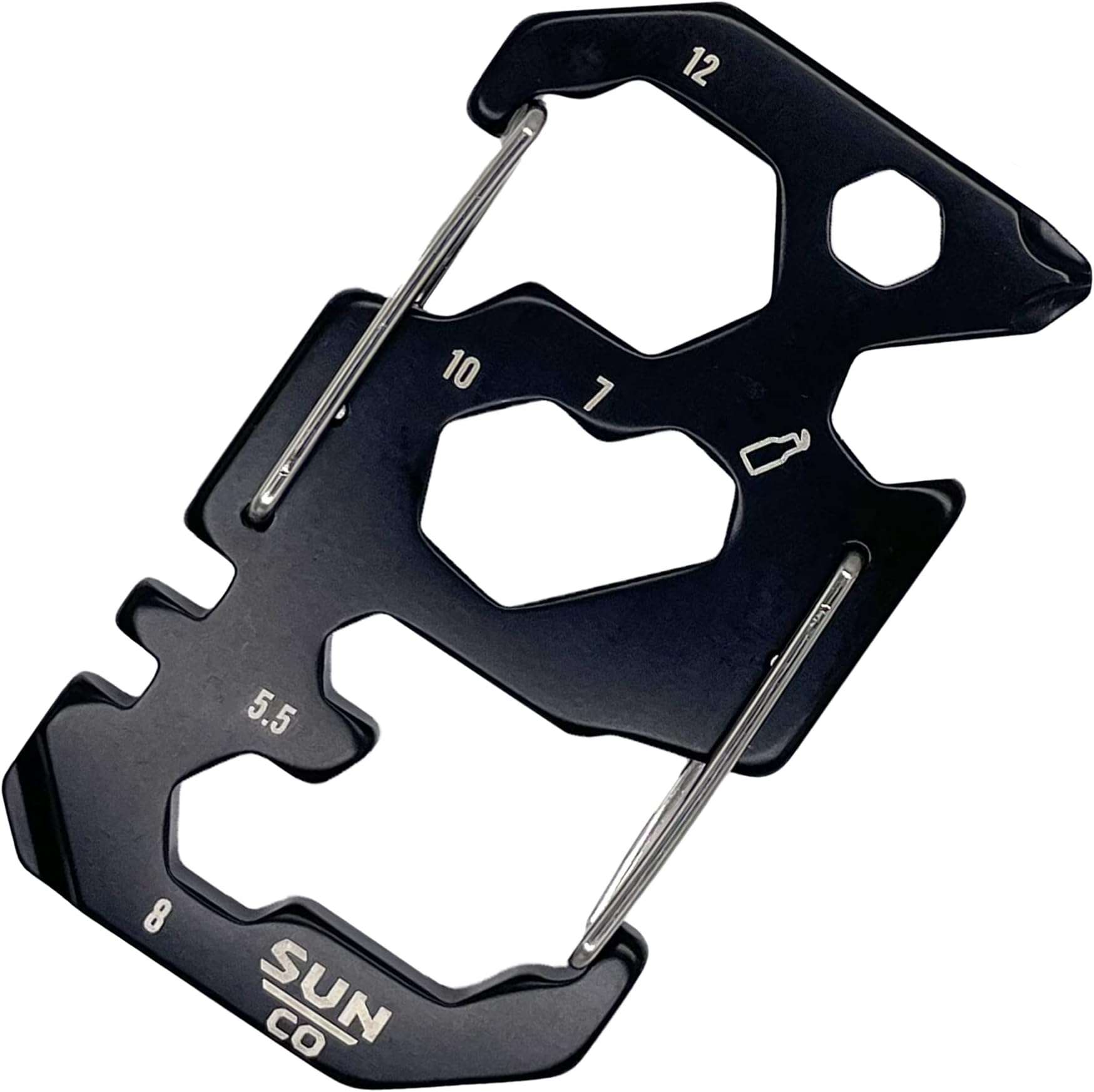 CCLife EDC Multifunction Keychain Pocket Tool,Stainless Steel Multi ...