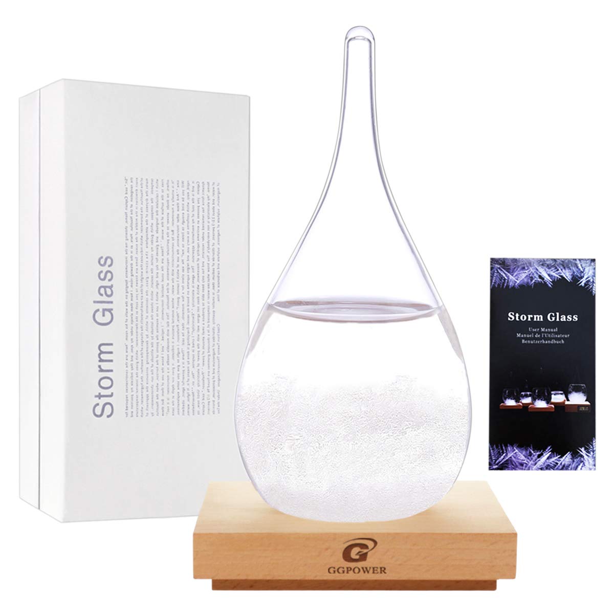 Amazon.com: Storm Glass Weather Station, Weather Forecaster, Drop ...