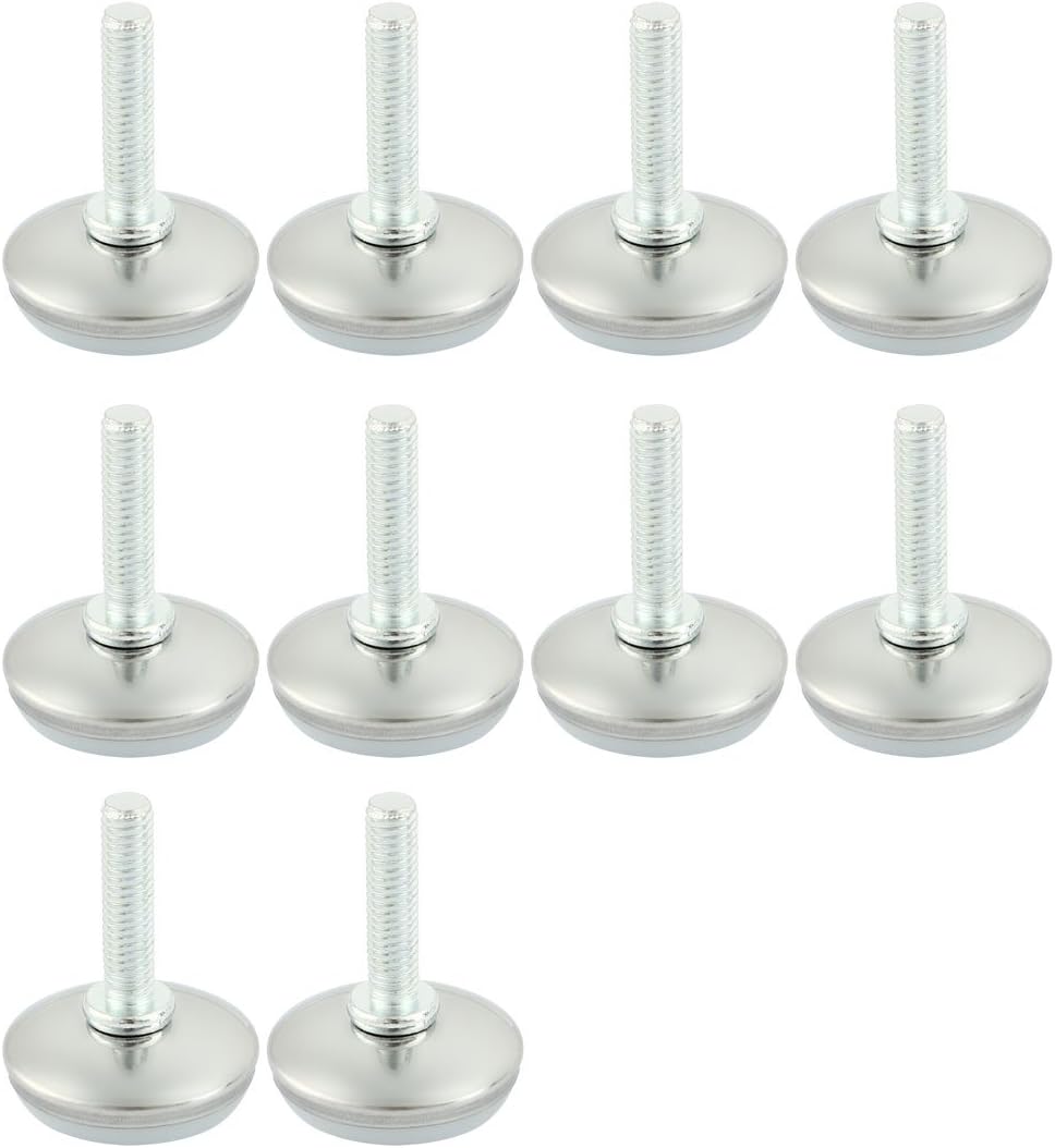 Amazon.com: uxcell Plastic Base Furniture Glide Leveling Foot 6mm ...