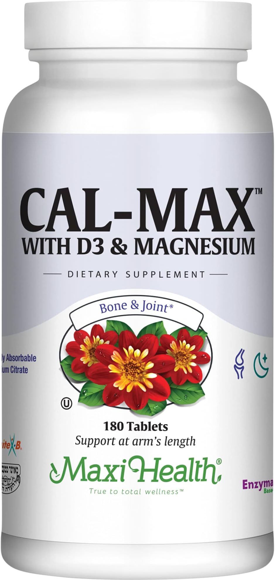 Amazon.com: Maxi Health Calcium Magnesium Supplement with Vitamin D3 ...