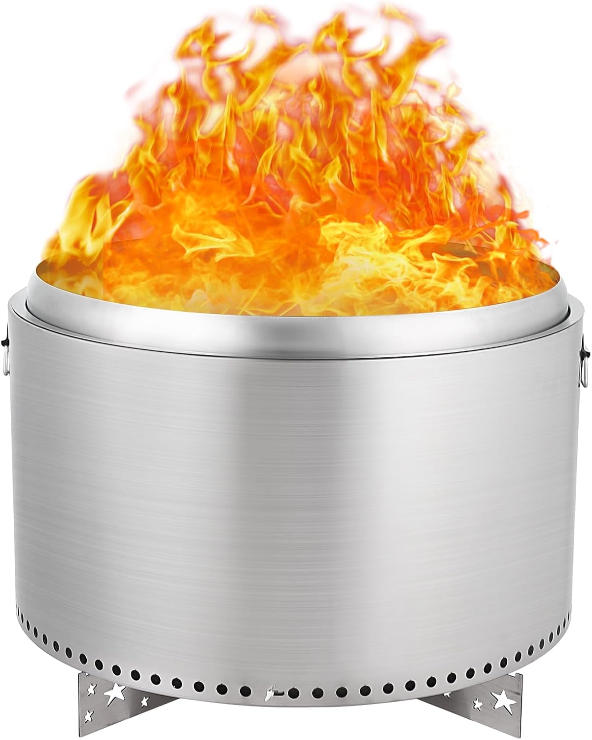 Amazon.com : Smokeless Fire Pit 27’, Portable Fire Pit with Stand ...