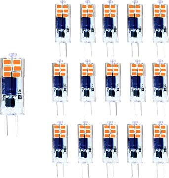 G4 2W LED Light Bulbs AC220-240V Non Dimmable Replace G4 20w Halogen ...