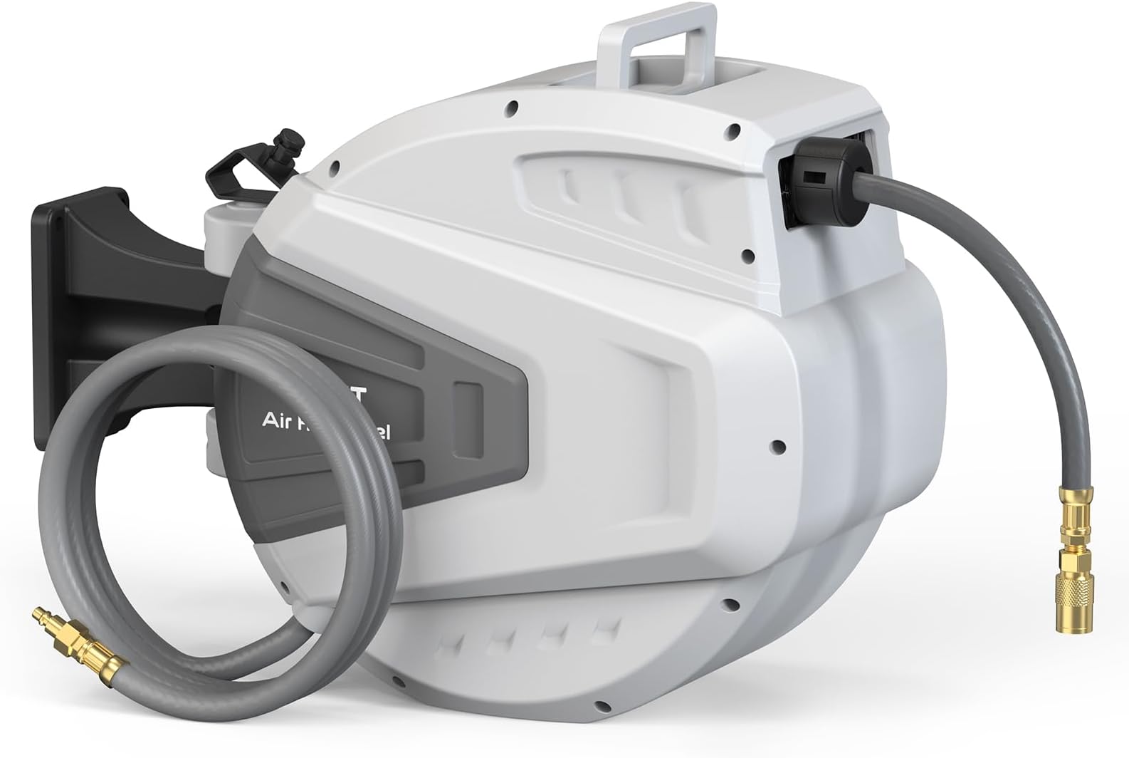 Amazon.com : IDEALHOUSE Retractable Air Hose Reel 3/8 IN x 80 FT with 6 ...