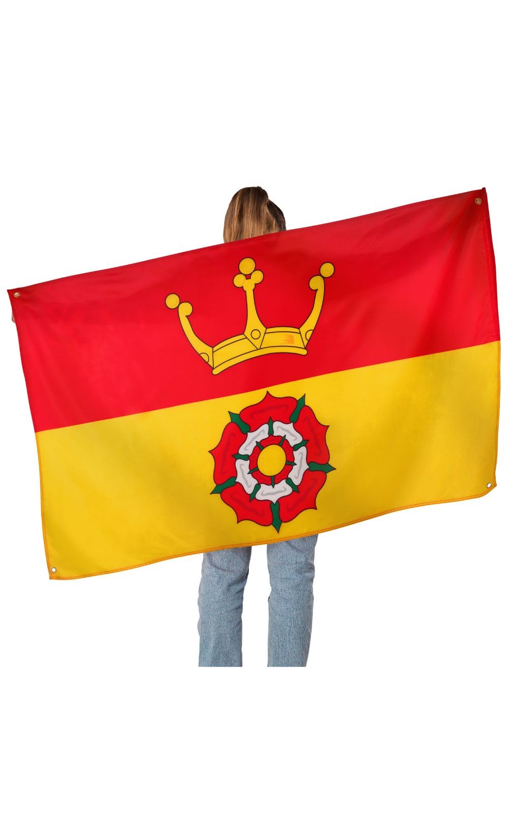 Runesol Hampshire Flag, 91x152cm, 3ft x 5ft, 4 Grommets, Eyelet In ...