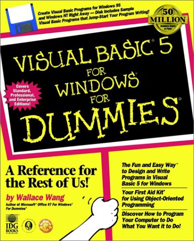 Visual Basic? 5 For Windows? For Dummies?... by Wang, Wallace