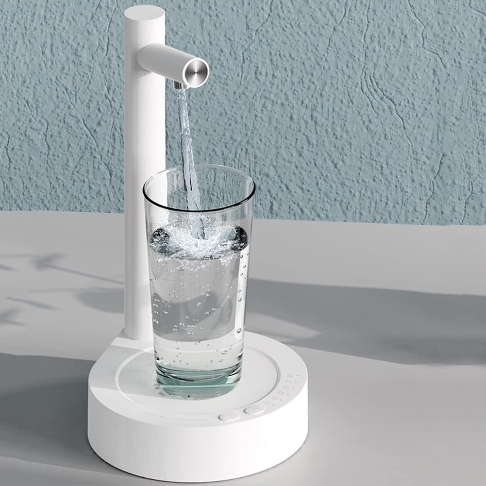 Water Dispenser,Desktop Water Bottle Pump,6 Levels of Quantitative USB ...