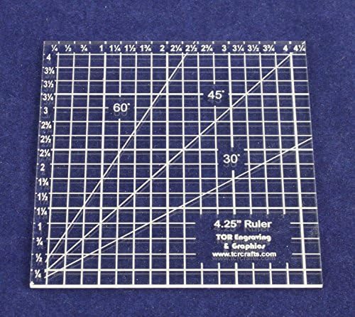 Amazon.com: Quilt in a Day 9 1/2 Inch by 9 1/2 Inch Square Up Ruler