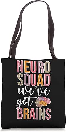 Amazon.com: Neuro Squad Neurologist Neuro Tech Neurology Team Tote Bag ...