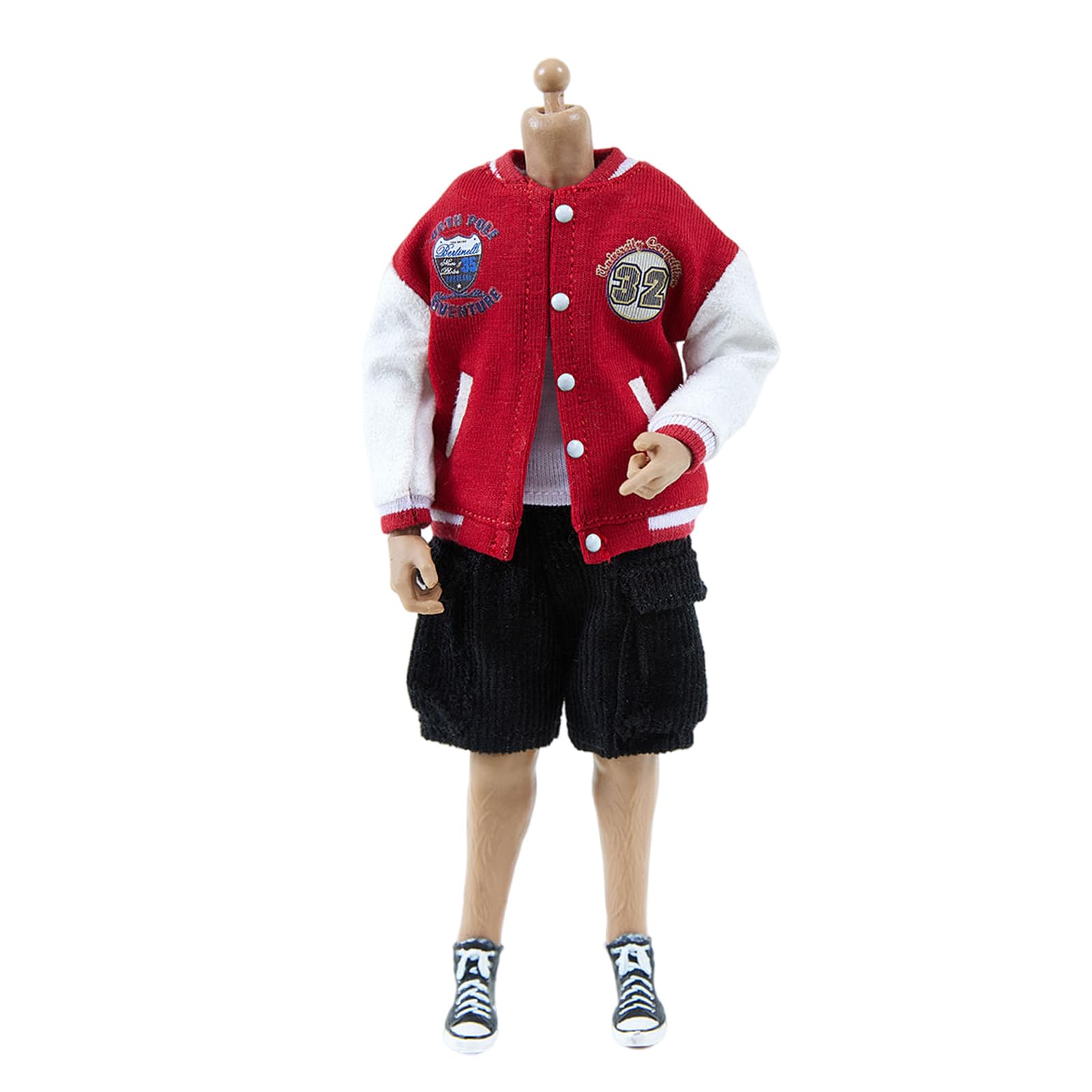 Amazon.com: LINZHEAXY 1/12 Action Figure Clothes,Baseball Uniform Suit ...