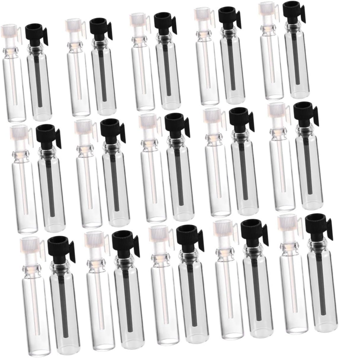 Amazon.com: Housoutil 90pcs Glass Drop Stick Bottle Essential Oil ...
