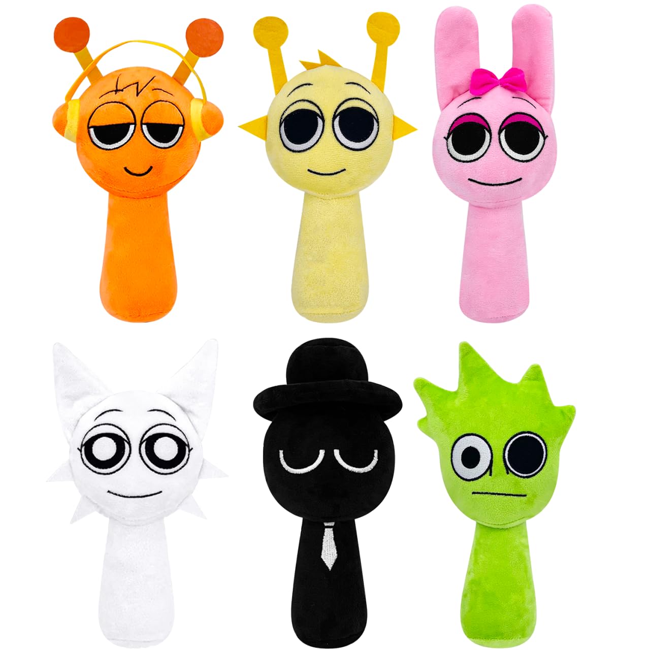 6pcs Sprunki Plush Sprunki Toys New Monster Horror Game Stuffed ...