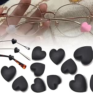 Amazon.com: 10PCS Eyeglasses Ear Grip Ear Hooks,Silicone Anti Slip ...