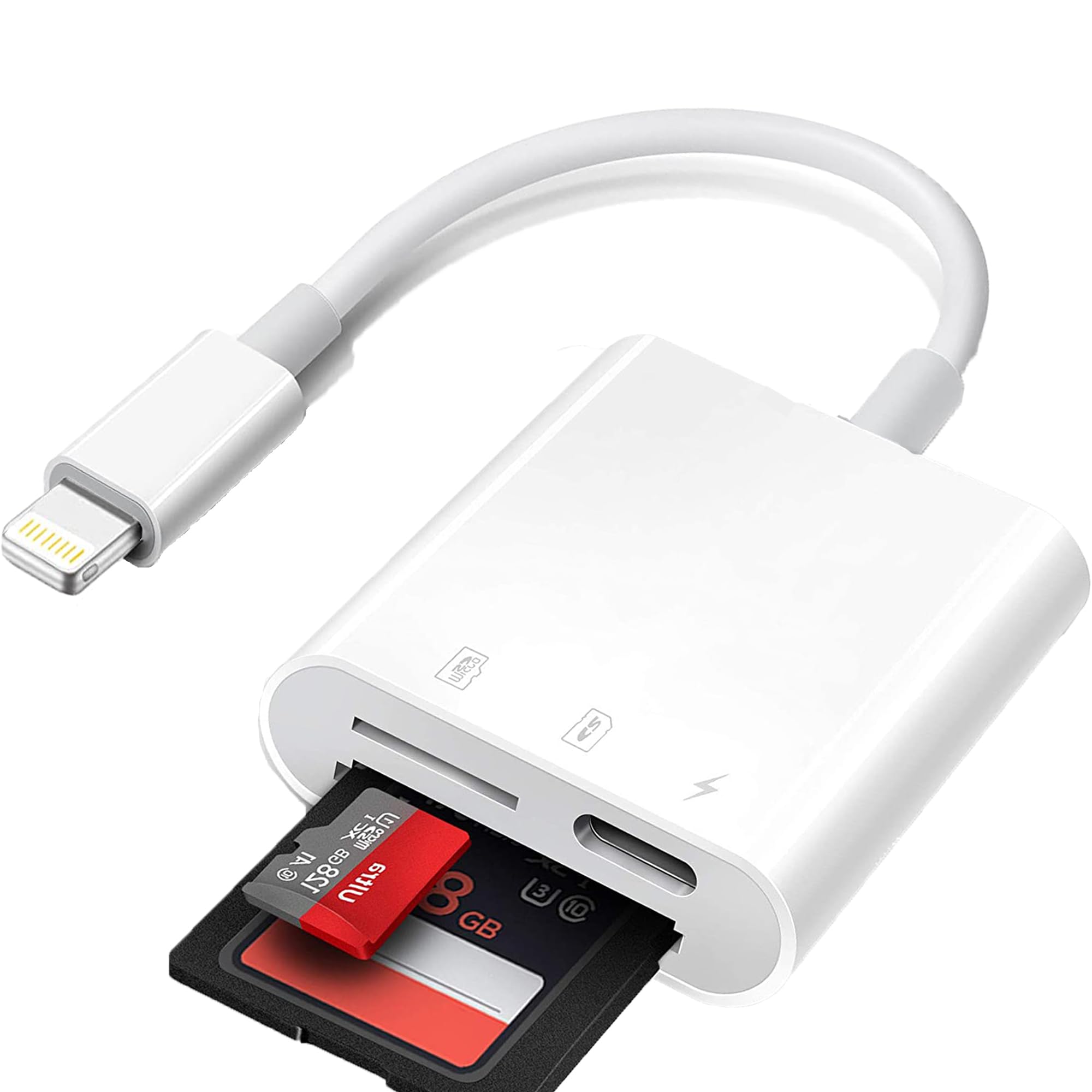 Amazon.com: [Apple MFi Certified] Lightning to SD Card Reader for ...