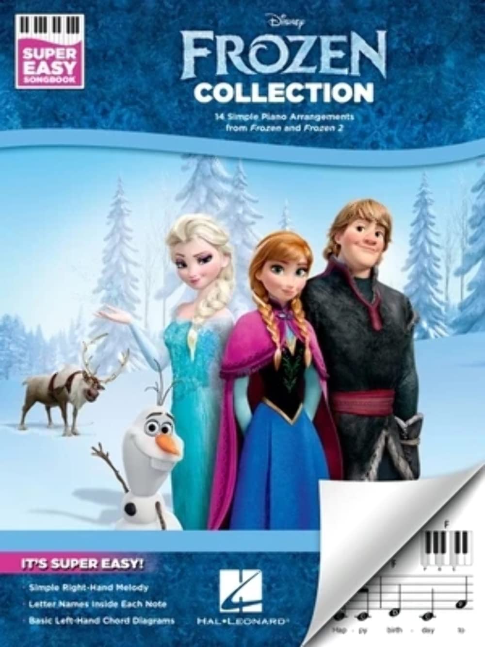 Frozen Collection - Super Easy Piano Songbook: 14 Simple Piano ...