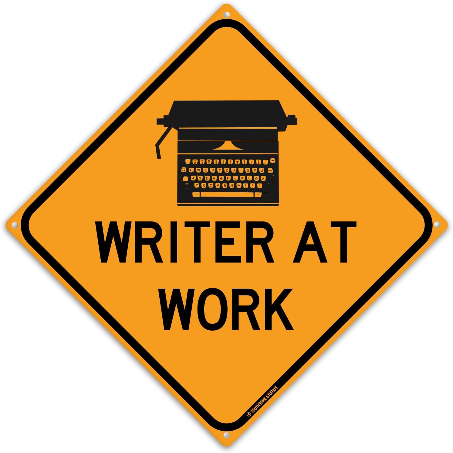 Amazon.com: GRAPHICS & MORE Do Not Disturb Writer at Work Plastic Door ...