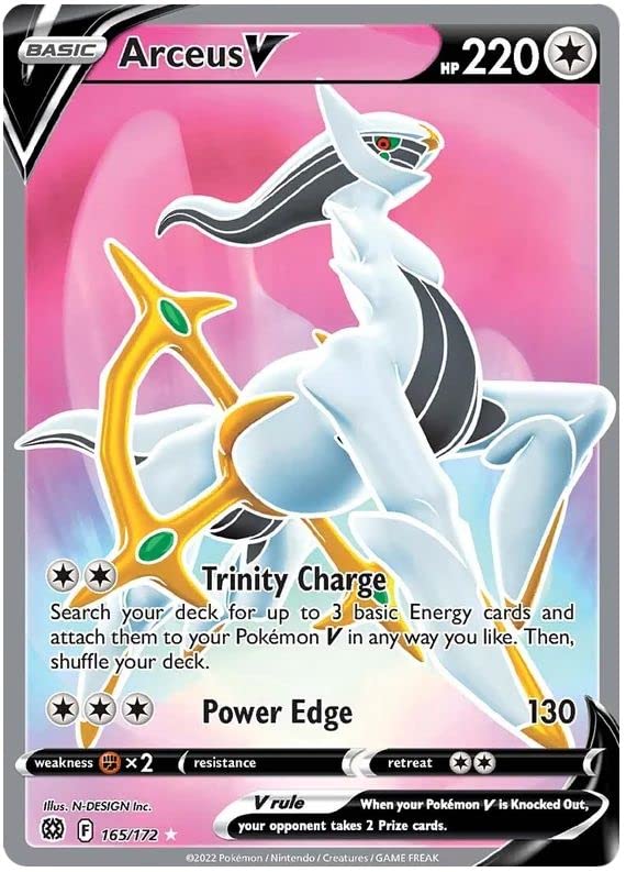 Arceus Card Pokemon Arceus V Card Black Star SWSH204 | TCGPokemon.nl