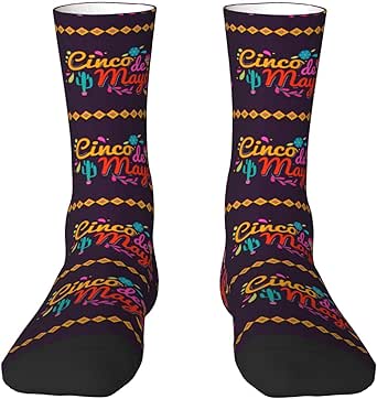 Amazon.com: Rqzwdq Cinco De Mayo Mexican Fiesta 2023 Socks Women'S ...