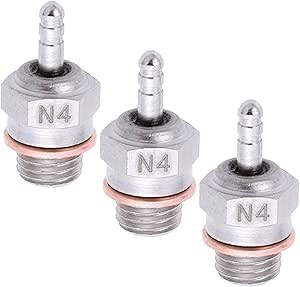 kingsea 70117 RC Spark Glow Plug No.4 N4 Super Duty Spark Engine Parts Replace OS 8 for RC Nitro ...