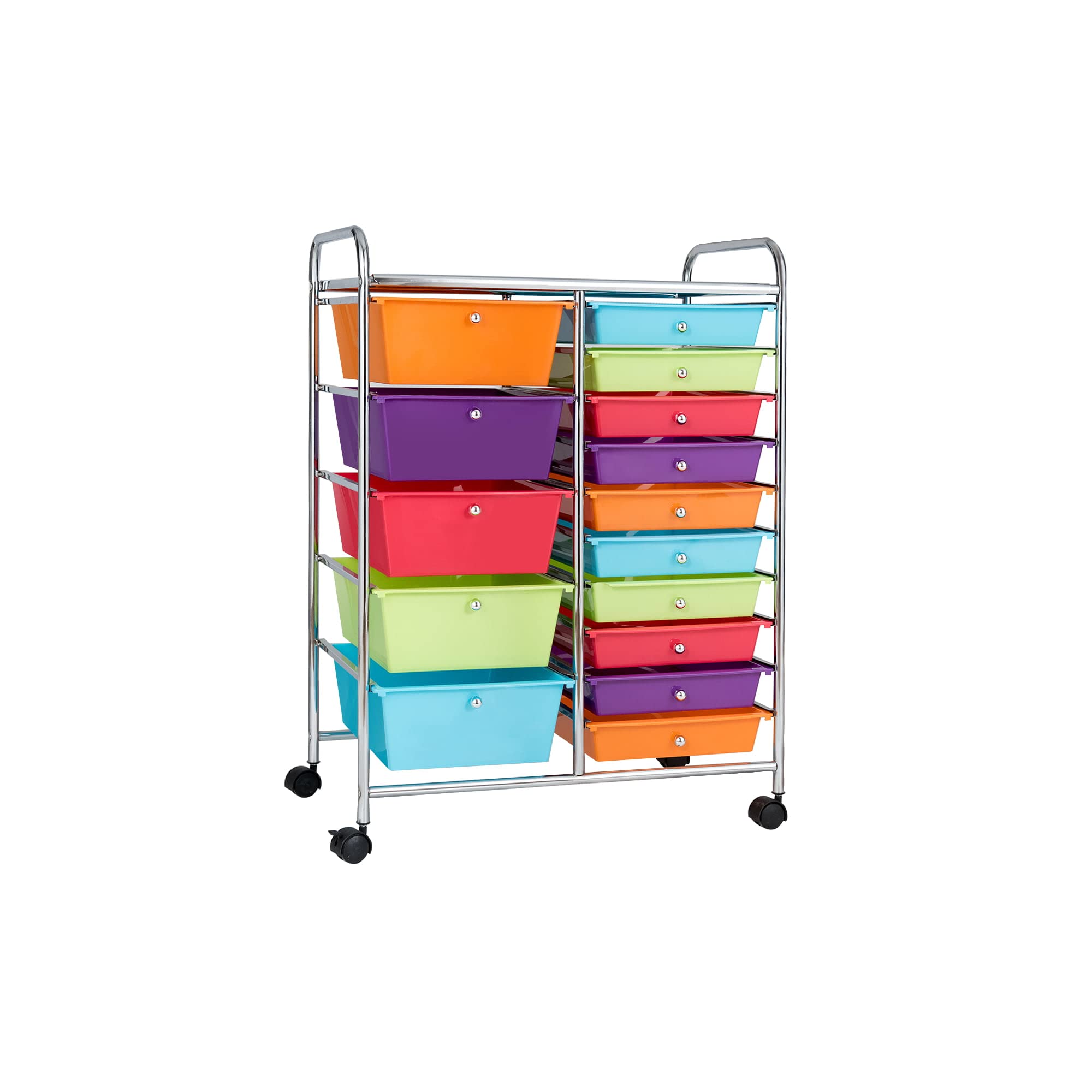 Amazon.com: 15 Drawer Rolling Storage Cart, Storage Rolling Carts ...